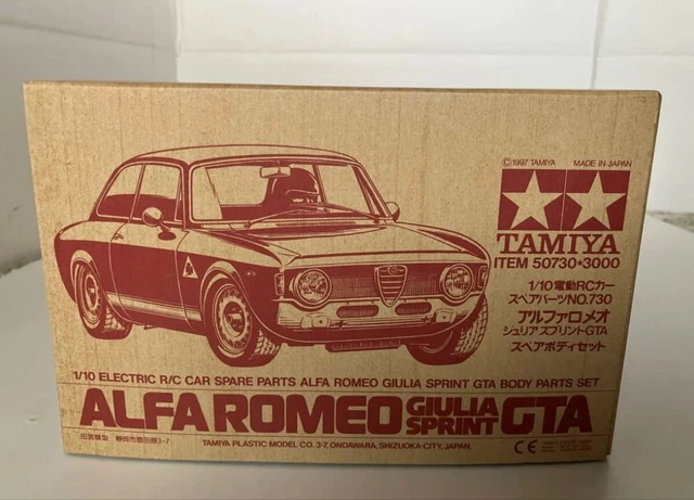 TAMIYA 1/10 ALFA Romeo Giulia Sprint GTA Spare Body Set 50730 from 1997 ...