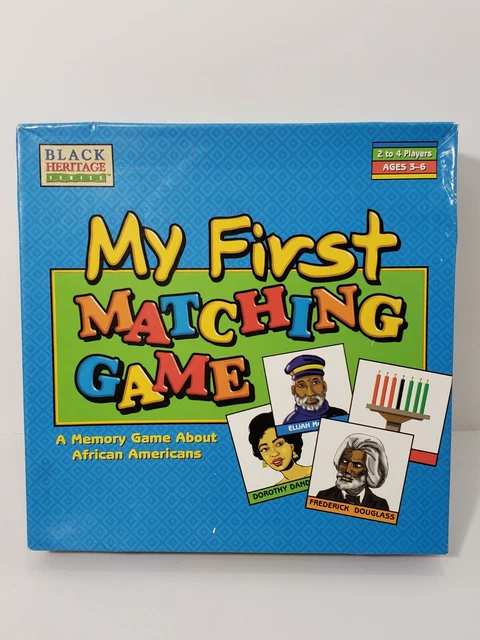 BLACK HISTORY MY First Matching Game African American Heritage Hero ...