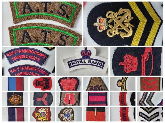 BRITISH ARMY & RAF Insignia, Royal Band, Paras, Welsh Guards, ATS ...