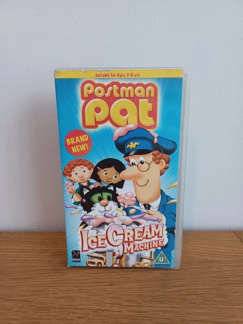 RARE VINTAGE BBC Postman Pat Ice Cream Machine UK PAL VHS Video Tape ...