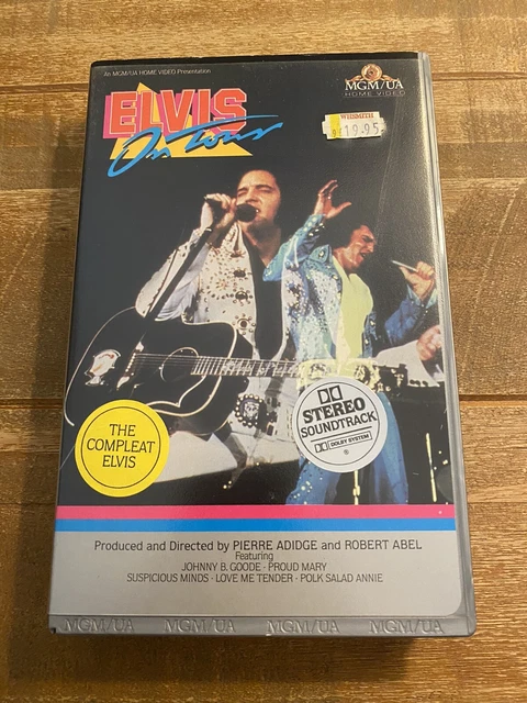 ELVIS ON TOUR Big Box VHS Video Original Silver MGM Case £12.99 ...