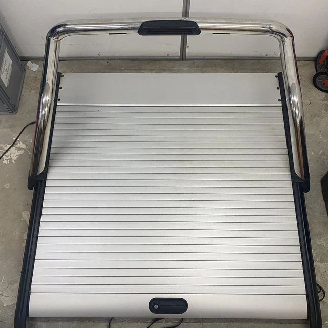 FORD RANGER ALUMINUM Roller Shutter, Chrome Roll Bar 2012-22 Double Cab ...