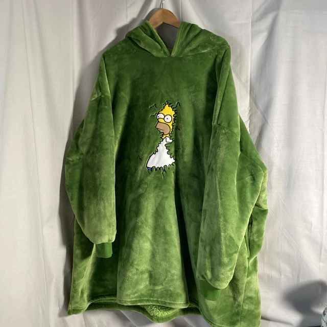 THE SIMPSONS HOMER Bush Meme L/XL Fleece Snuddie Robe Blanket Primark ...