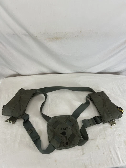 VIETNAM ERA USAF Pilots LPU-2/P Orange Bladder Underarm Life Preserver ...