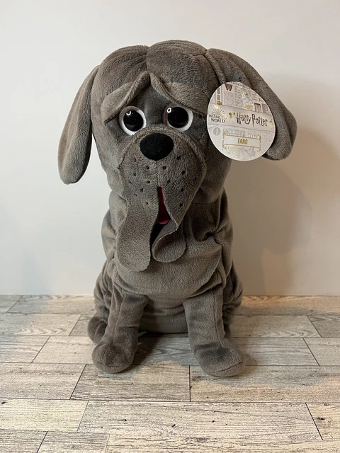 WIZARDING WORLD HARRY Potter Hagrids Mastiff Dog Fang Gray with Tag ...
