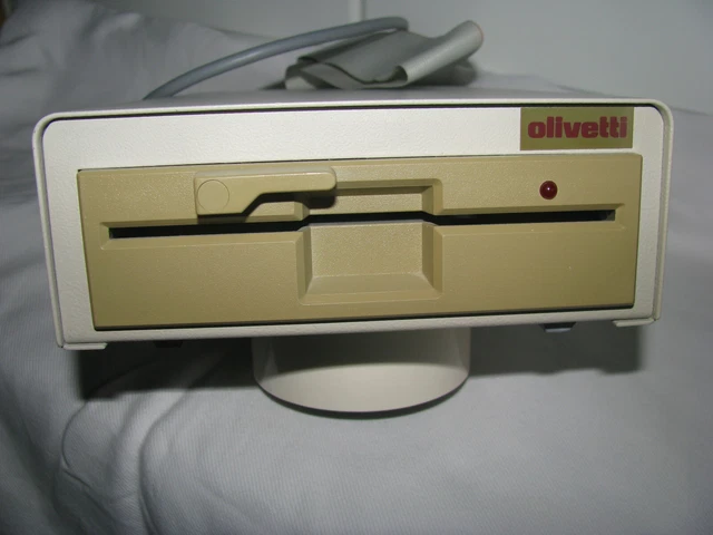 COLLECTORS ITEM, OLIVETTI 5.25 External Drive EXB28120 for PCS286 - New ...