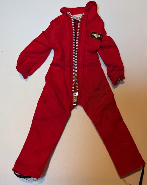 ACTION MAN VINTAGE 1970s Red Devil Skydiver Jump Suit Palitoy Original ...