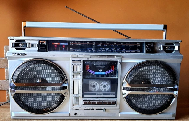 SHARP GF-9000Z BOOMBOX Ghetto Blaster Radio Stereo Cassette Recorder Rare Japan EUR 199,00 ...