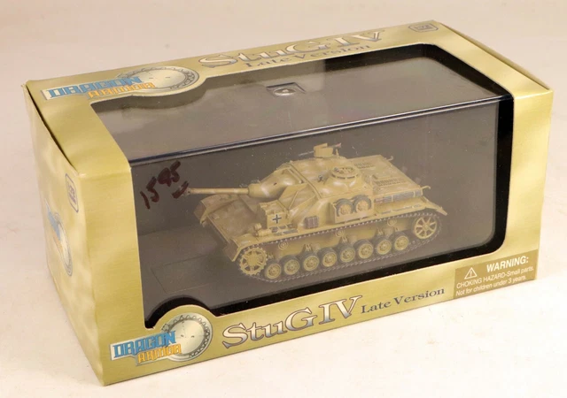 DRAGON MODELS #60118 StuG IV Late Version Tank Diecast Model 1/72 Scale ...