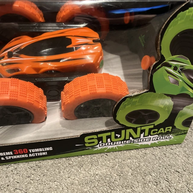 REMOTE CONTROL STUNT Car, Double Side Roll £7.59 - PicClick UK