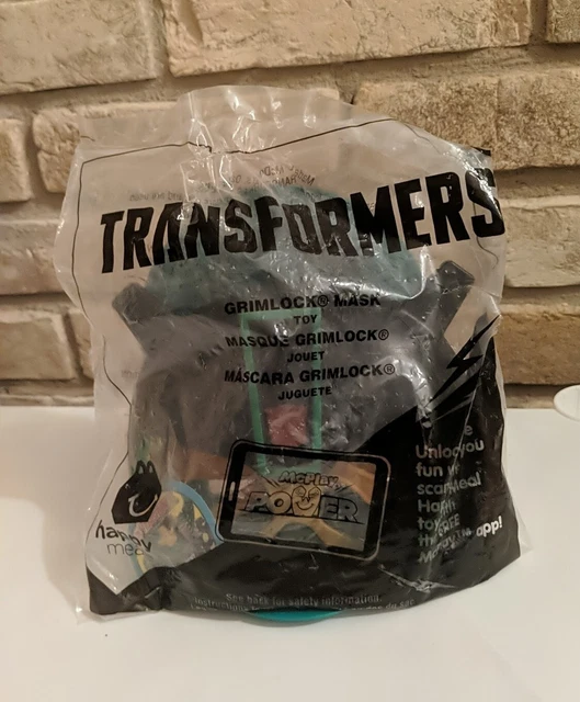 MCDONALDS HAPPY MEAL Transformers GRIMLOCK MASK #8 - New & Sealed ...