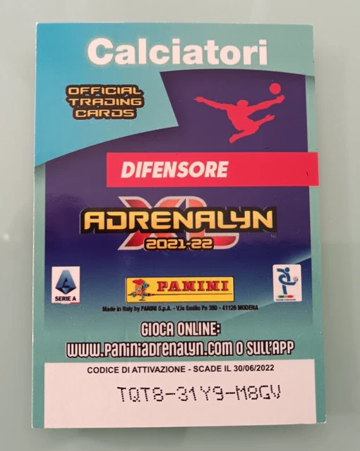 PAOLO MALDINI CARD LIMITED EDITION Calciatori Panini Adrenalyn XL 2021 ...