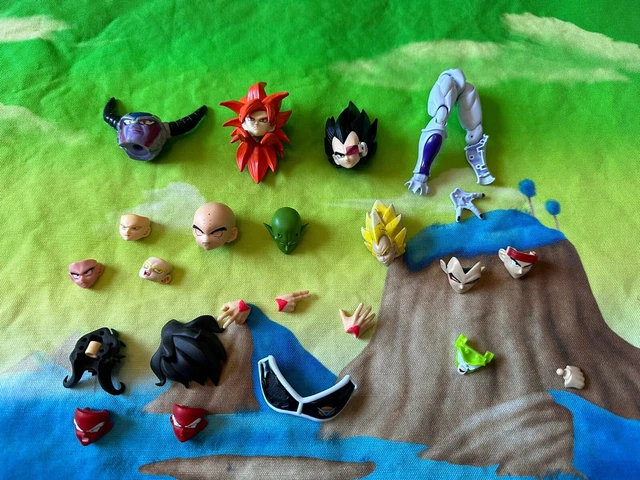 DRAGON BALL Z Figuarts Figure Rise Jakks CUSTOM FODDER BODY PARTS LOT ...