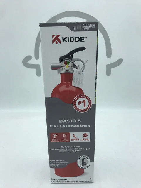 KIDDE FIRE EXTINGUISHER for Vehicles, Cars, Single Use 5BC Basic 5 $30. ...