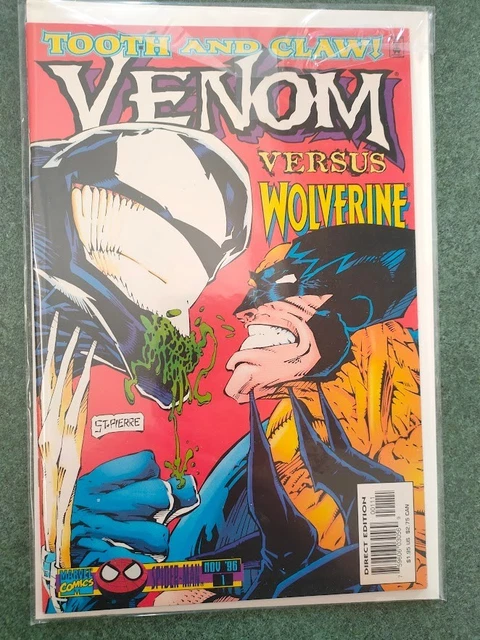 COMICS: VENOM VERSUS Wolverine, Tooth And Claw 1 1996 £21.48 - PicClick UK