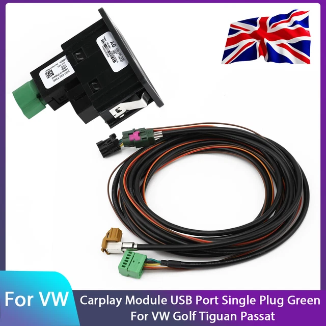 OEM SET CARPLAY Carlife USB AUX Switch MIB 2 Adapter Plug Harness For ...