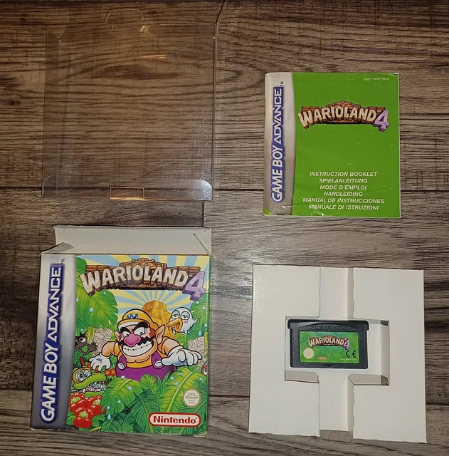 WARIO LAND 4 - Nintendo Gameboy Advance GBA - 🇪🇺EUR - 📦CIB - Bon État ...