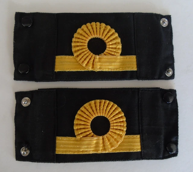 ROYAL NAVY SUB Lieutenant Rank Slides Officer Epaulettes RN £7.99 ...