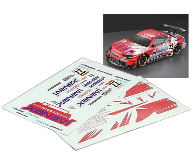 1/10 RC ONROAD Drift Car Racing Stickers Decals For Sakura Mst Yokomo ...