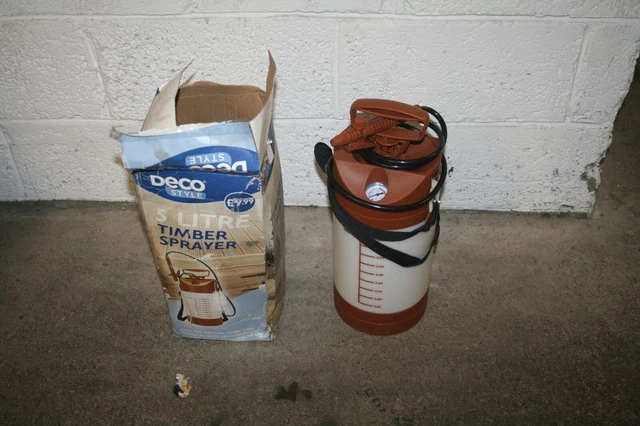 DECOSTYLE TIMBER SPRAYER ~5 Litre Timber Sprayer ~Fences/ Decking ~New ...