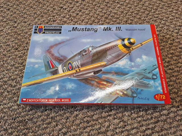 P-51B MUSTANG MK. III. "Malcolm hood" Kovozávody Prostějov (KP) KPM0032 ...