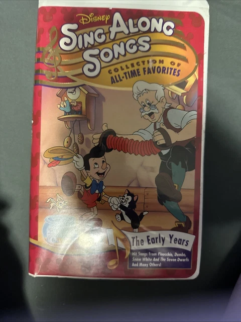 DISNEYS SING ALONG Songs - Sing Along Songs: The Early Years (VHS, 1997 ...