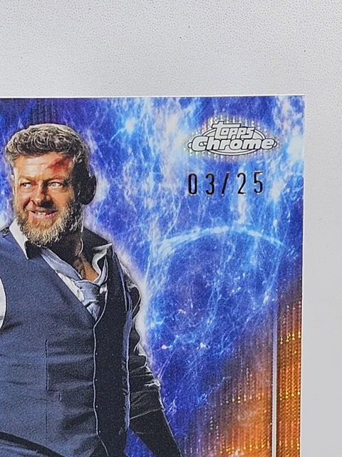2025 TOPPS CHROME Marvel Studios Andy Serkis/Ulysses Klaue Orange /25 £ ...