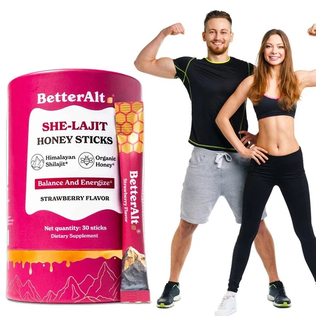 PURE HIMALAYAN SHE-LAJIT Honey Sticks with Orga nic Honey, Naturally ...