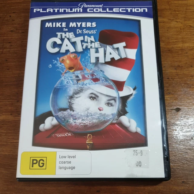 DR SEUSS THE CAT IN THE HAT DVD R4 LIKE NEW FREE POST £4.48 - PicClick UK