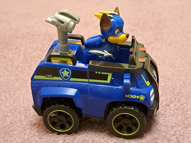 PAW PATROL SPIN Master Spy Cruiser Police Car Vehicle & Chase Toy ...