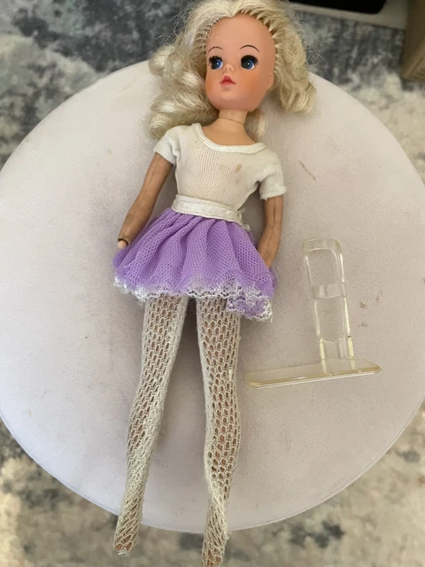 SINDY BALLERINA DOLL 1970’s Vintage With Stand Has Missing Hands £64.09 ...