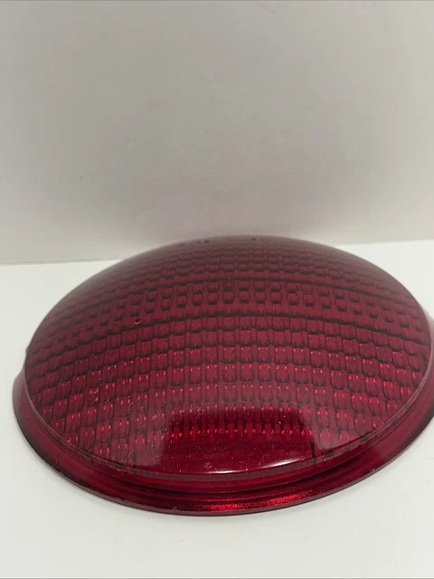 VINTAGE DO-RAY LAMP Chicago Illinois 374 7 Inch RED GLASS LENS Stop ...