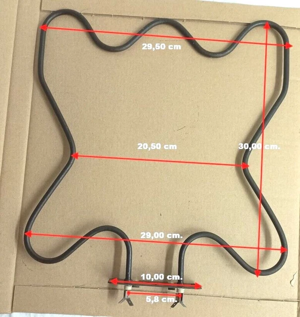 IRCA 220V. - 1000W. RESISTENZA SERPENTINA ELETTRICA PER FORNO (vedi misure) EUR 15,00 - PicClick FR
