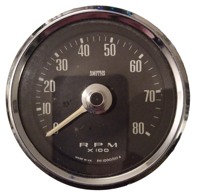 VINTAGE SMITHS 8K Rev Counter / Tachometer - 80 mm - Mini - Speedwell ...