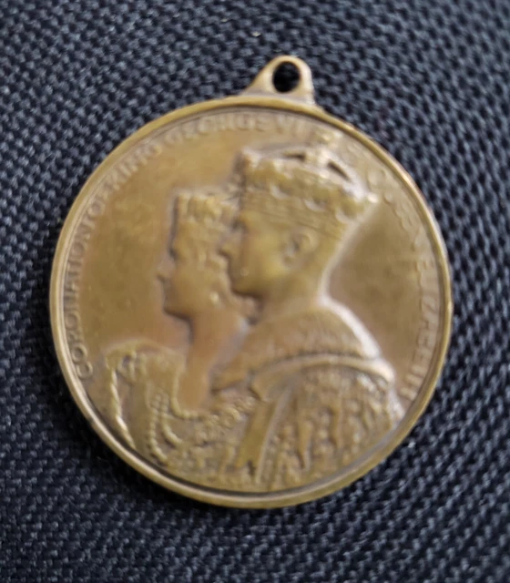KING GEORGE V1 Coronation Commemorative Medal 1937 - Redditch ...