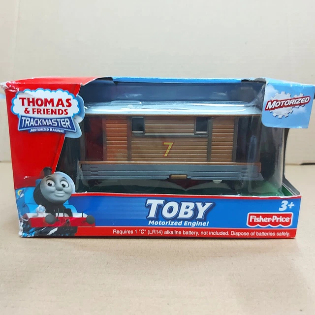 BOX TRACKMASTER THOMAS And His Friends Motorized Toy Train -Toby Head £ ...