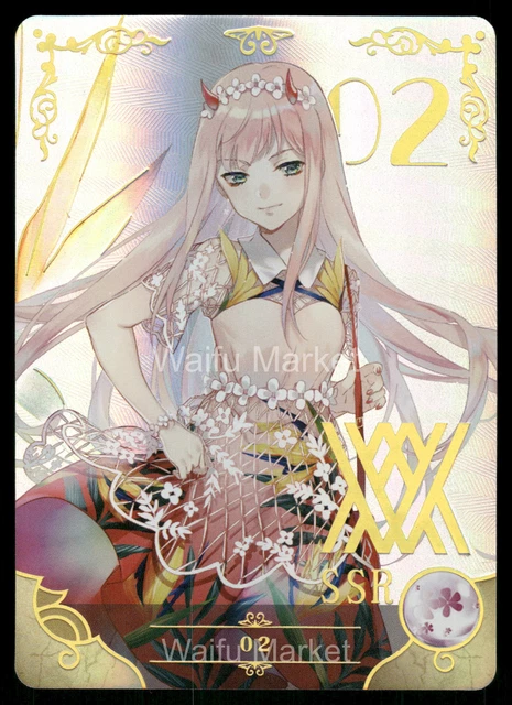 ZERO TWO DARLING in the Franxx Waifu Anime Card Goddess Story £4.99 ...