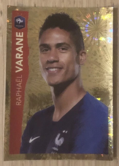 RAPHAËL VARANE OR Gold N°11 Panini Intermarché 2020 Équipe De France ...
