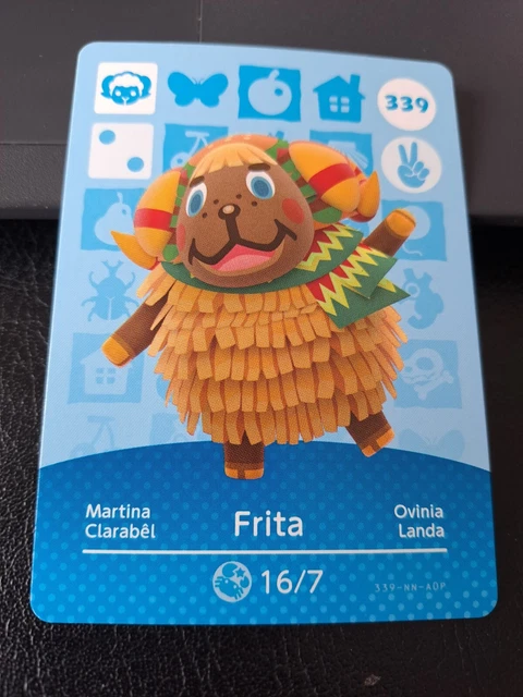 ANIMAL CROSSING SERIES 4 Genuine Amiibo Card #339 Frita $10.00 ...