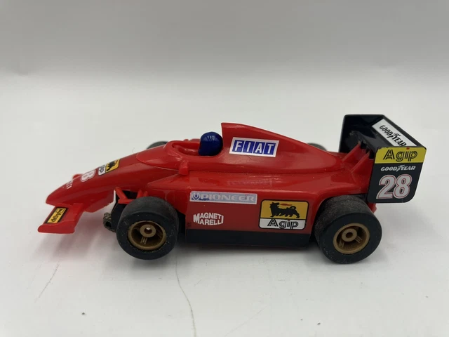 MICRO SCALEXTRIC F1 Ferrari Fiat racing car scale 1/64 12 volt £14.95 ...