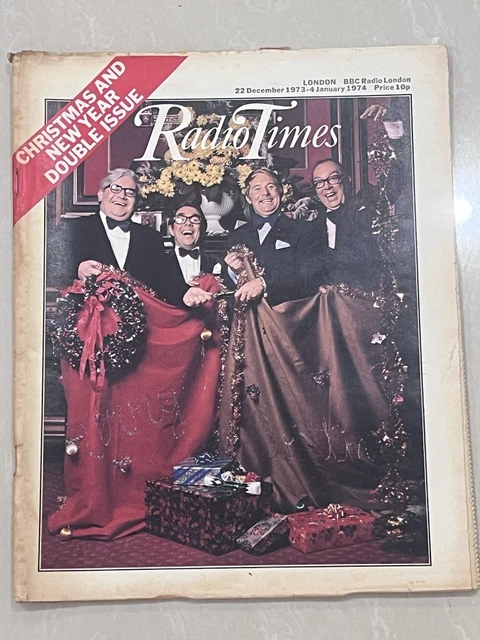 RARE RADIO TIMES Xmas Double Issue Dec 1973 Jan 1974 Morecambe & Wise 2 ...
