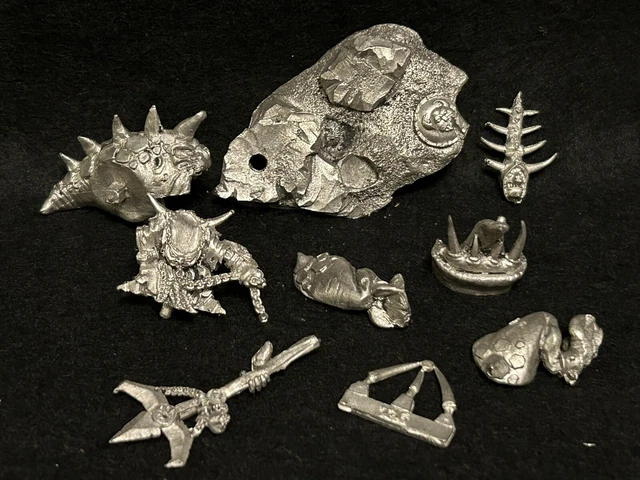 GAMES WORKSHOP WARHAMMER Loon Boss Night Goblin Cave Squig METAL RARE ...