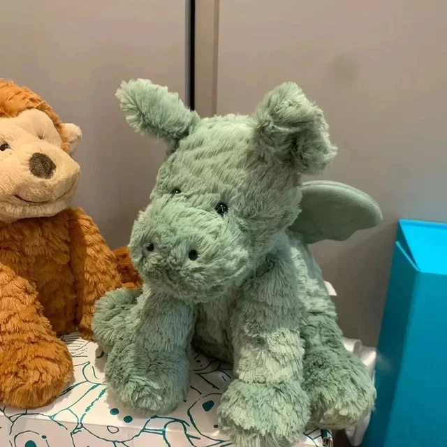 JELLYCAT FUDDLEWUDDLE DRAGON Green- DOLL tags+dust bag new 1pcs £19.98 ...