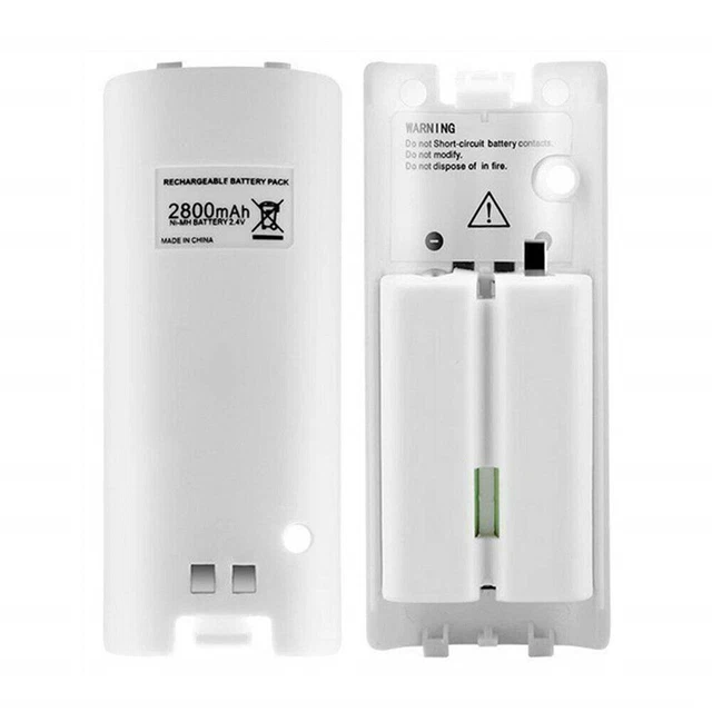 RECHARGEABLE BATTERY PACK For Nintendo Wii Remote Controller 2800mAH ...