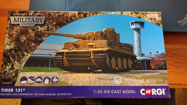 CORGI MILITARY LEGENDS Tank Museum Bovington Tiger 131 Tank Model ...