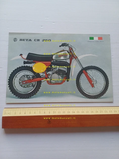 BETA CR 250 Cross 1977 depliant italiano originale EUR 20,00 - PicClick IT