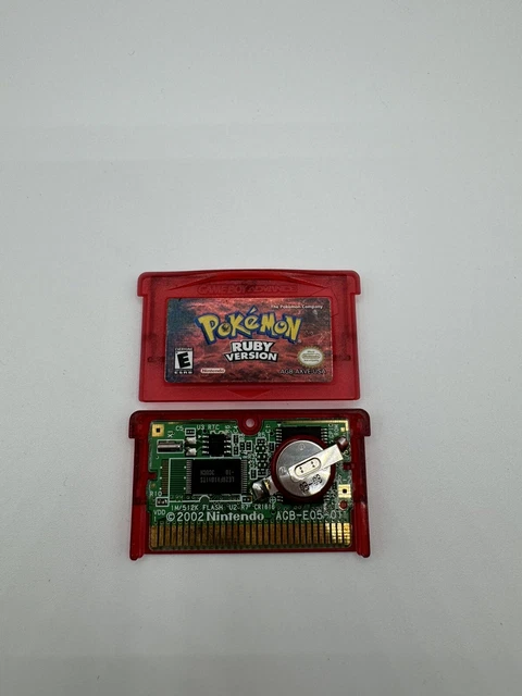 POKÉMON: RUBY VERSION (Game Boy Advance, 2003) *TESTED *AUTHENTIC $99. ...