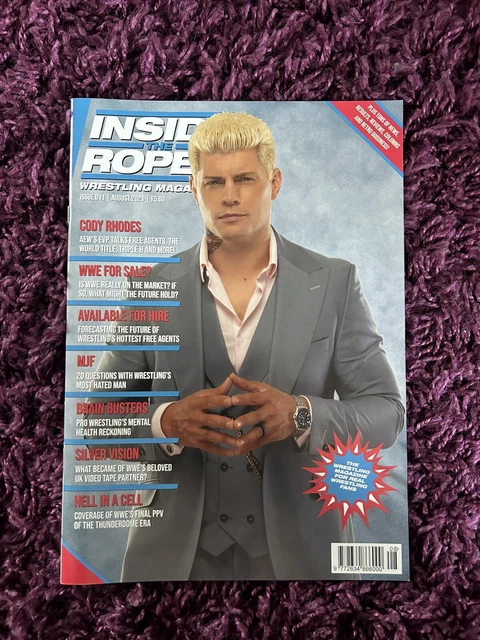 INSIDE THE ROPES Wrestling Magazine Issue 11 Cody Rhodes £5.00 ...