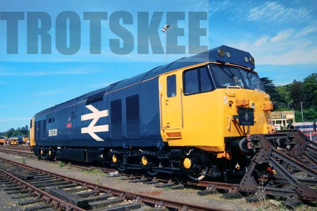 35MM SLIDE BR British Rail Diesel Loco Class 50 50031 1994 Original £4. ...