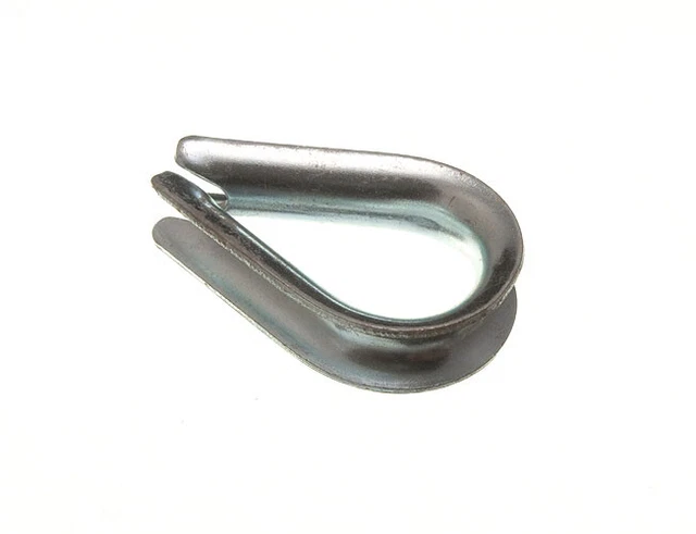 CÂBLE CORDE DÉ à Coudre Prise U Pince M10 BZP Temps Preuve Acier ...